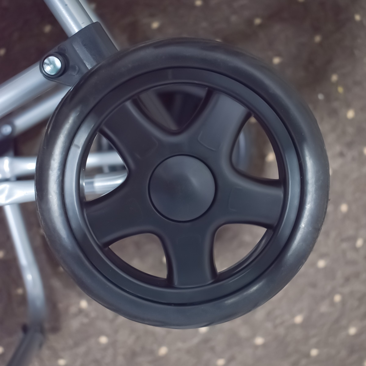 Set 2 roti carucior de piata, Naimeed Weel1, Negru - eMAG.ro