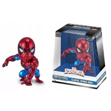 Figurina de actiune Marvel Spider-Man, Simba, Metal, 10 cm, Multicolor ...
