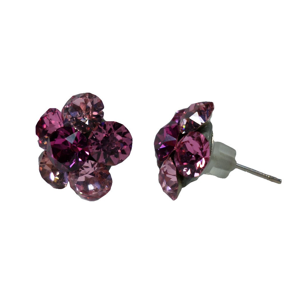 Cercei cristale roz - eMAG.ro