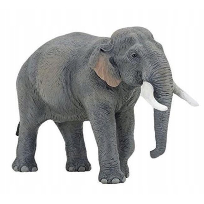 Figurina elefant pentru copii, Papo, Plastic, 3+, Gri - eMAG.ro