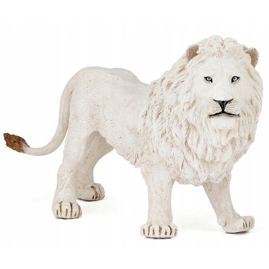 Figurina de jucarie, PAPO, Plastic, Model Leu, Alb - eMAG.ro