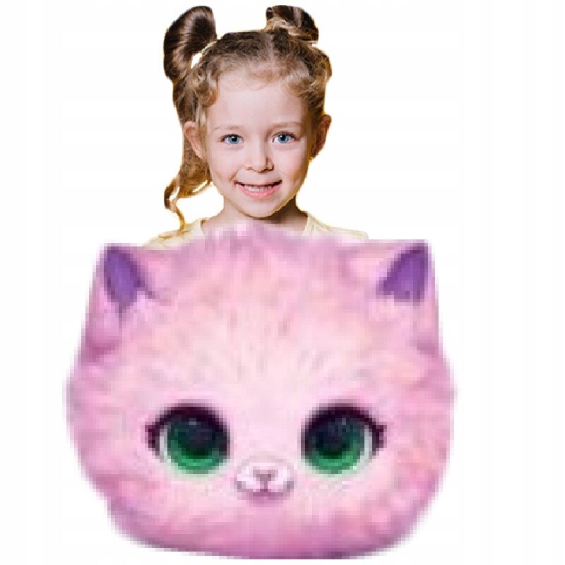 Mascota pisica, Spin Master, Plus, Roz - eMAG.ro