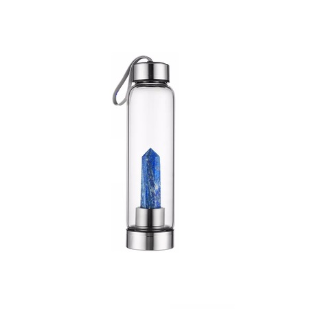Sticla de apa, Sticla cristal, 550 ml, Transparent - eMAG.ro