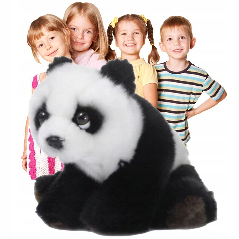 Urs panda, WWF, Plus, 15 cm, Alb/ Negru - eMAG.ro