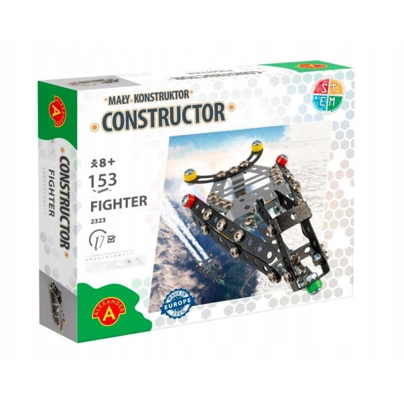 Set constructie, Alexander, Metal, Multicolor, 153 piese - eMAG.ro