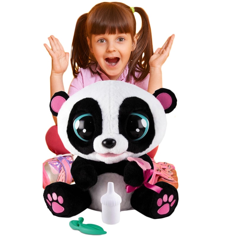 Jucarie din plus, TMToys, Panda, Interactiv, Alb/Negru, 2+ - eMAG.ro