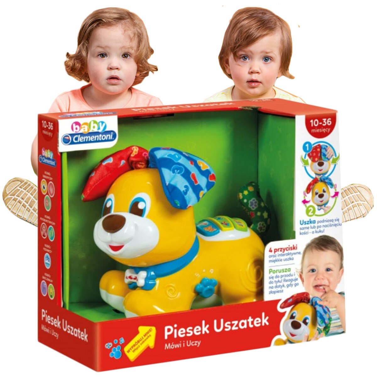Catel interactiv de jucarie, Clementoni, Multicolor, 2+ - eMAG.ro