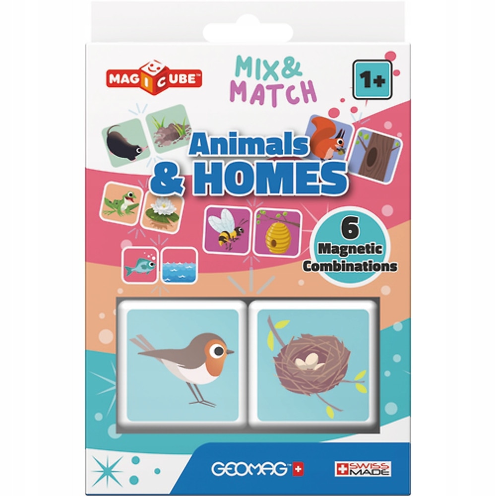 Set 2 cuburi magnetice Magicube, Geomag, 1+ - eMAG.ro