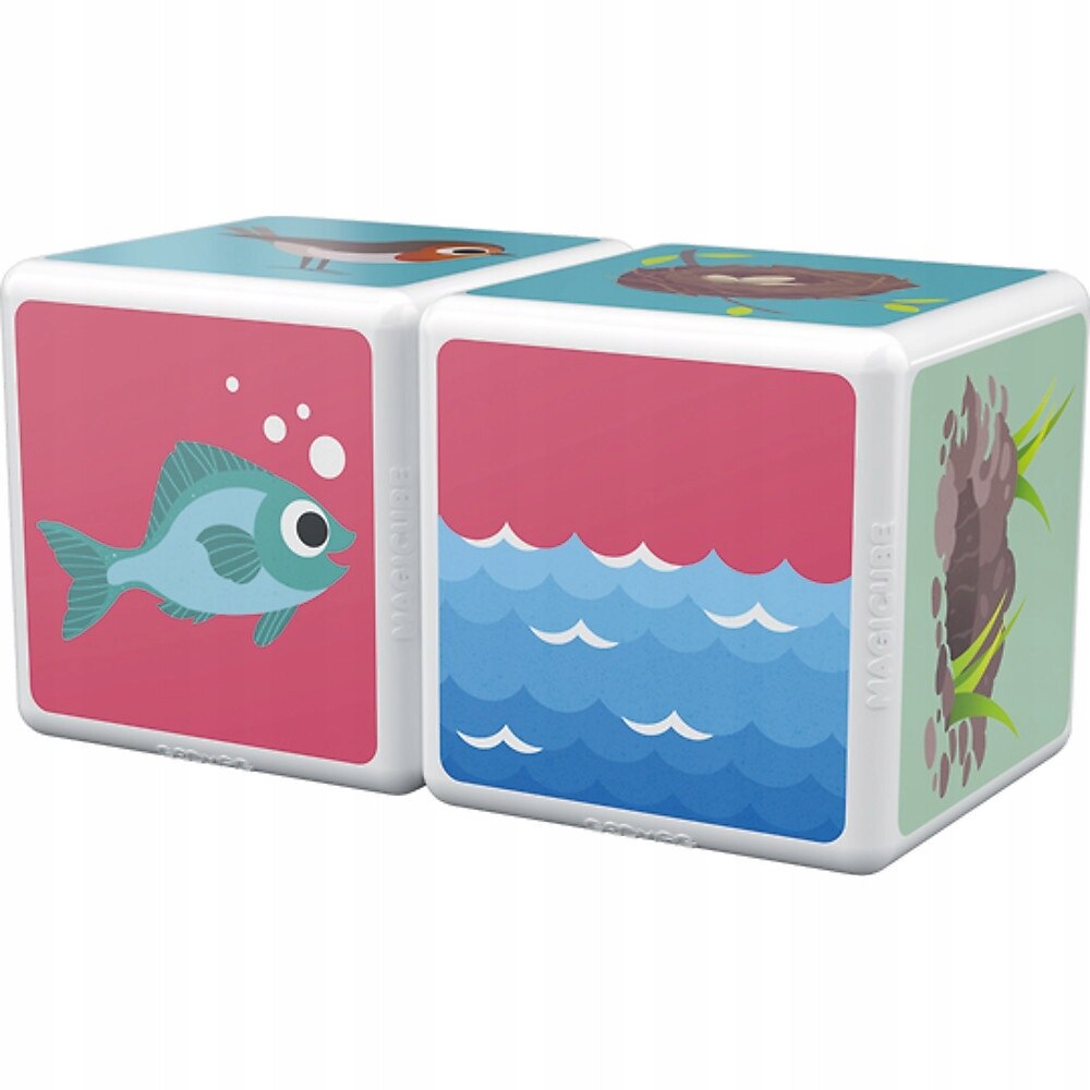 Set 2 cuburi magnetice Magicube, Geomag, 1+ - eMAG.ro