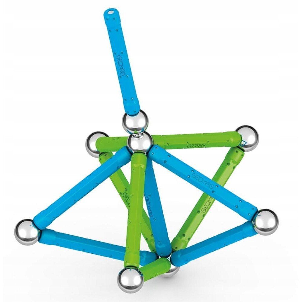 Set 25xpiese de constructie, Geomag, Magnetic, Multicolor, 3+ - eMAG.ro