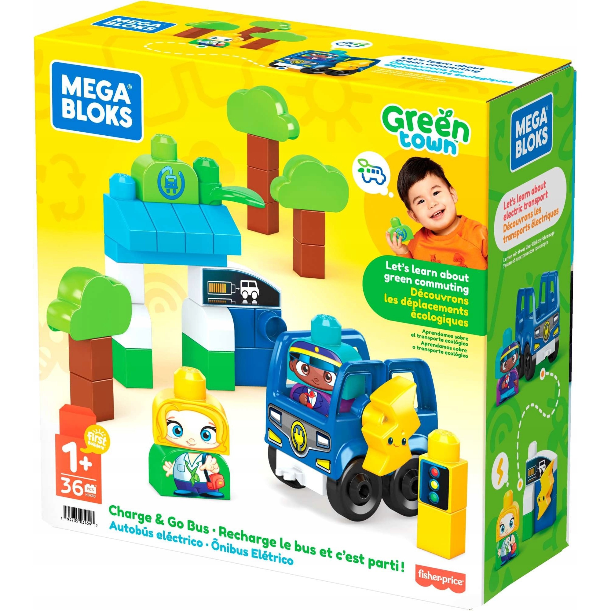 Set de constructie, Mega Bloks, 36 piese, Multicolor - eMAG.ro