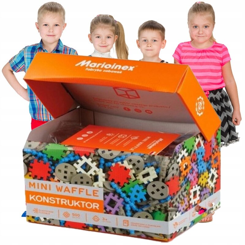 Комплект от 500 строителни части, Marioinex, Multicolor, 3+ - eMAG.bg