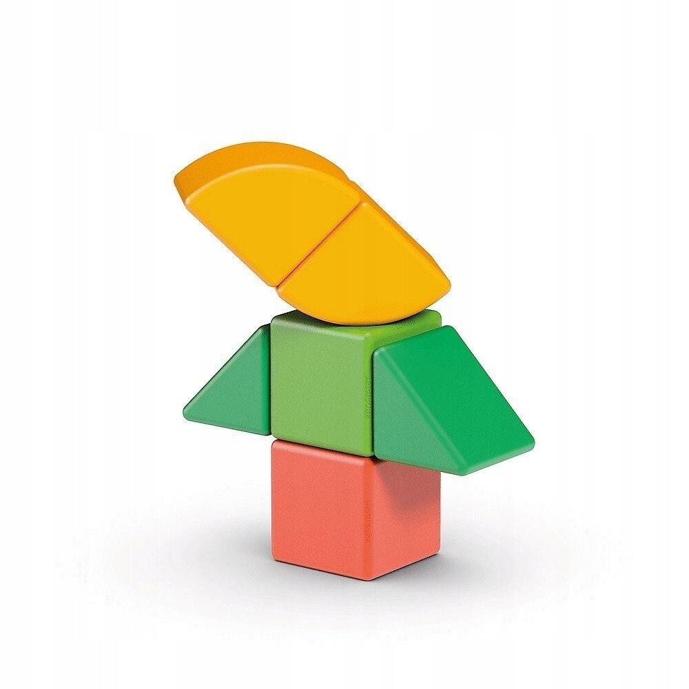 Set blocuri de constructie copii, Geomag, Plastic, Cu magnet ...