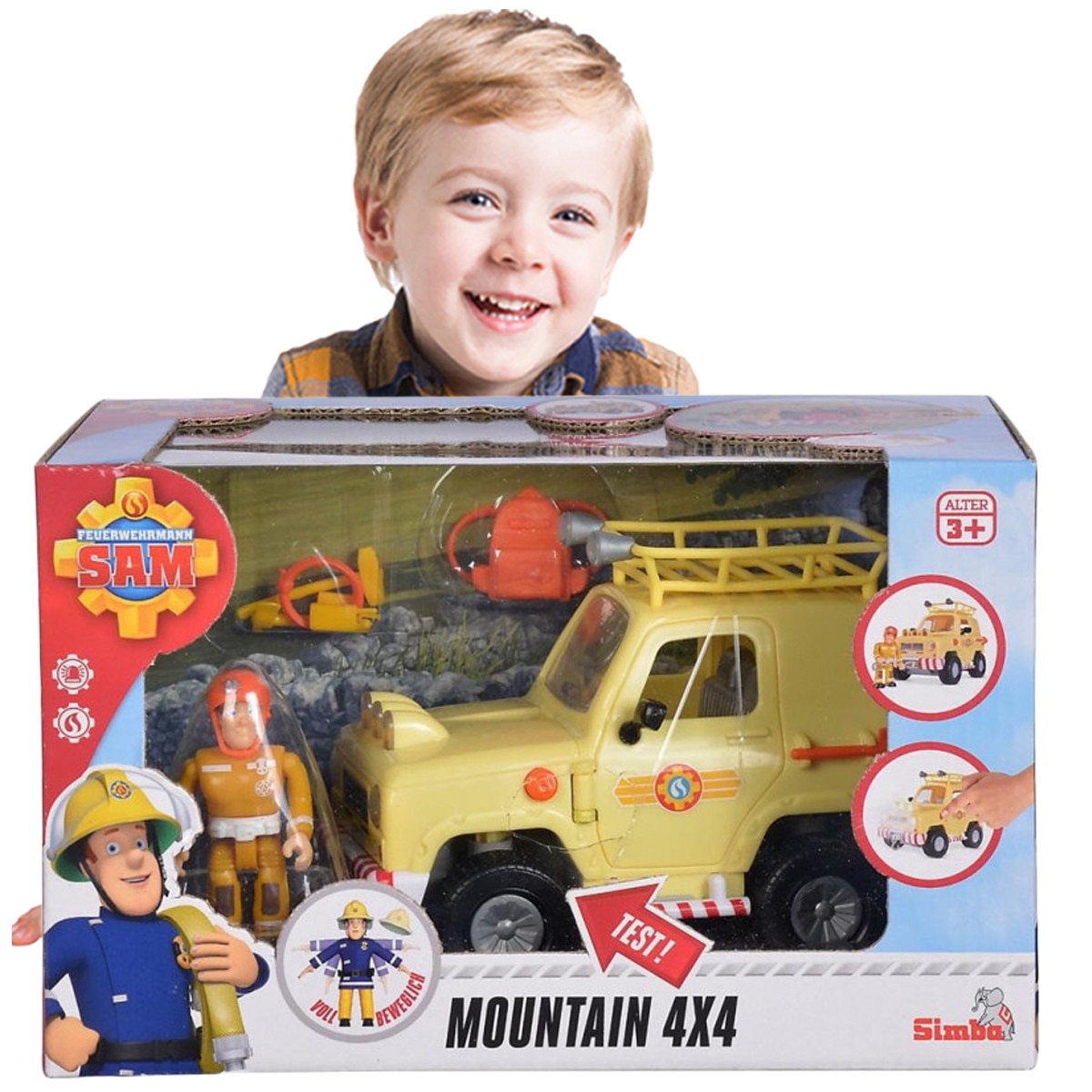 Pompierul Sam JUCARIE Jeep Rescue, Simba, Rosu - eMAG.ro