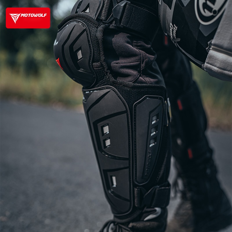 Set genunchiere si cotiere moto, adjustabile, prindere Velcro ...