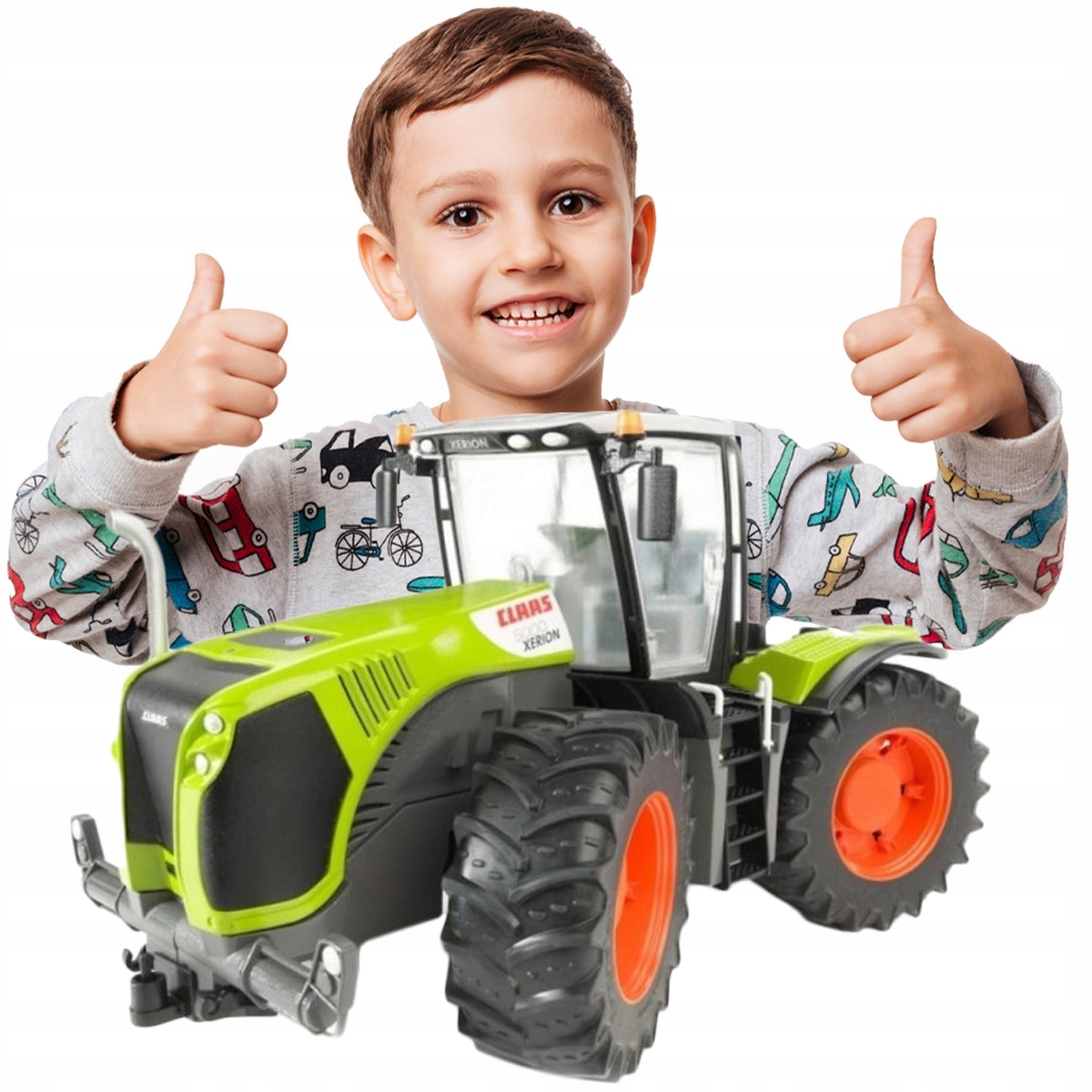 Tractor de jucarie pentru copii, Bruder, Verde - eMAG.ro