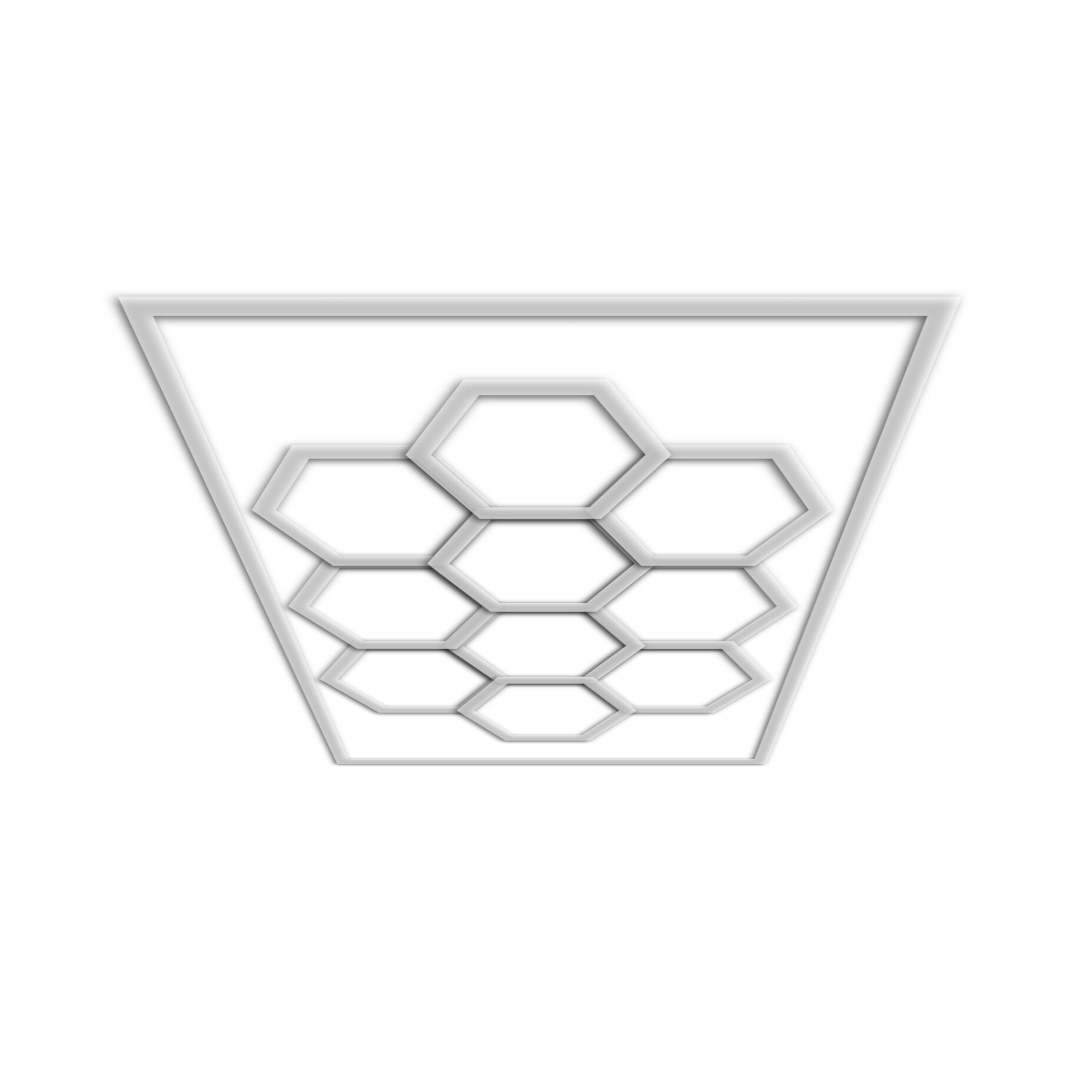 Sistem Iluminat LED Hexagonal, VIVID, 2410x3525mm, 426W/ora, 6400K ...