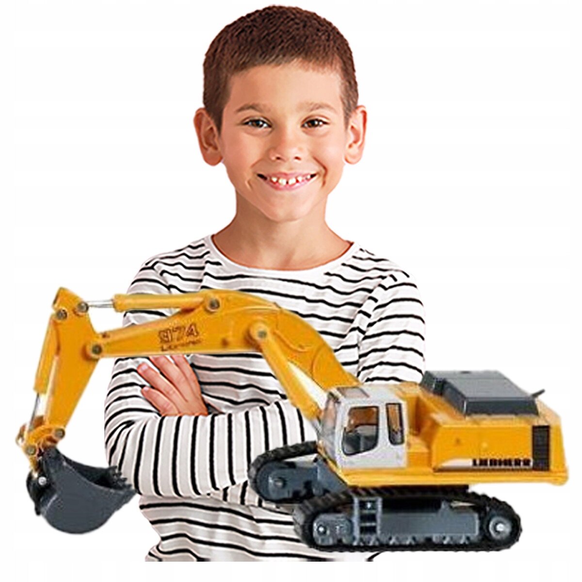 Excavator hidraulic copii, Siku, Metal/Plastic, 1:87, Multicolor - eMAG.ro