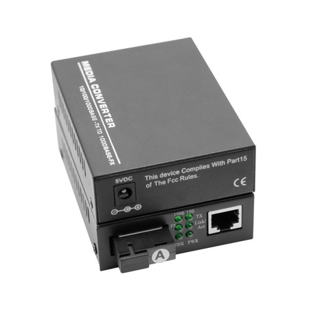 Media Convertor Fibra Optica Wdm-A Datamaxx Single Mode 10/100/1000 SC ...