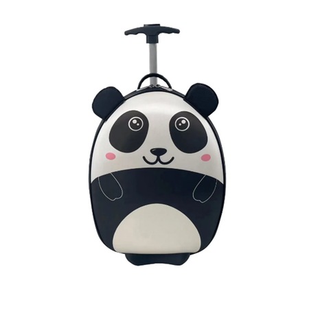 Troler pentru copii Panda cu 2 roti, 40x31x20 cm, OMC - eMAG.ro