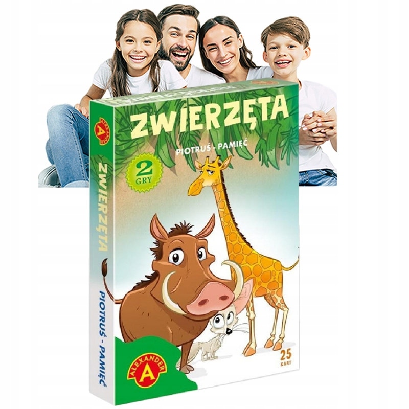 Set carti de joc Pacalici, Alexander, Model animale, 25 carti - eMAG.ro