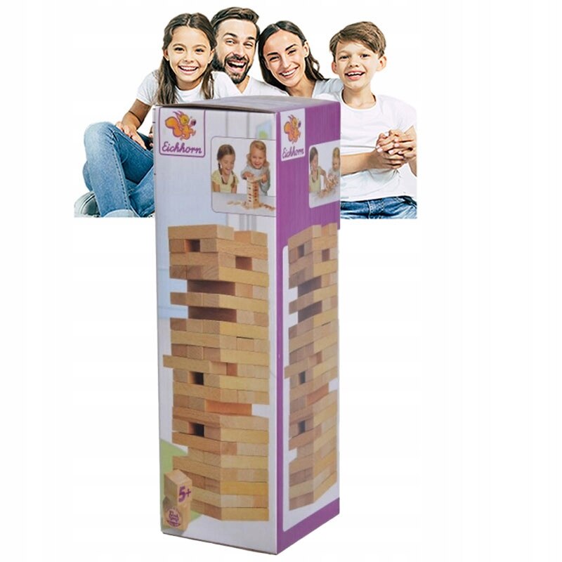 Joc Jenga pentru copii, Simba, 5+ ani - eMAG.ro