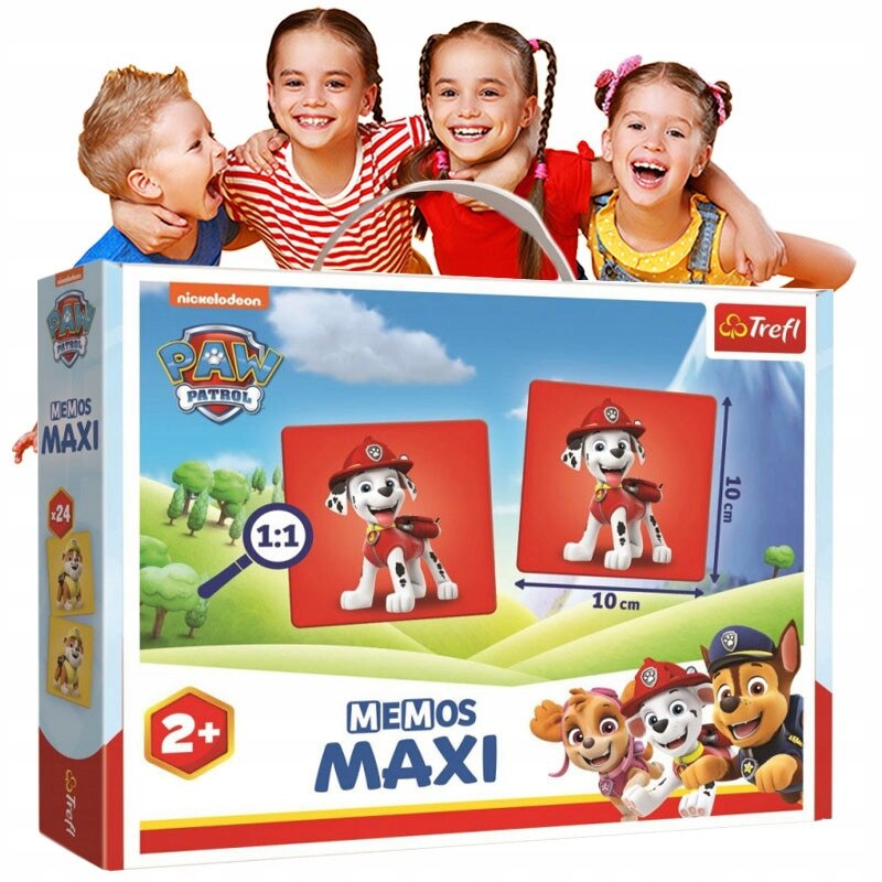 Joc de memorie pentru copii, Trefl, Paw Patrol, 2 ani+, 24 piese - eMAG.ro