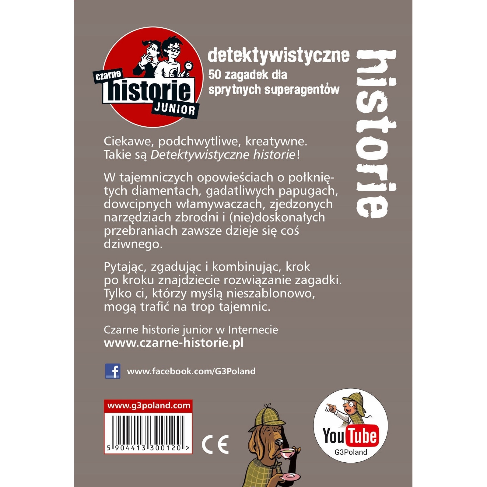 Joc de societate, G3, Povesti cu detectivi, Multicolor - eMAG.ro