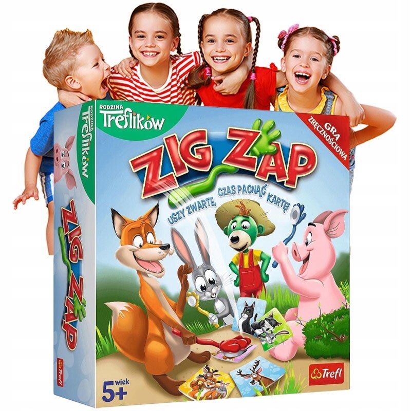 Joc de familie Zig Zap, Trefl, 5+ - eMAG.ro