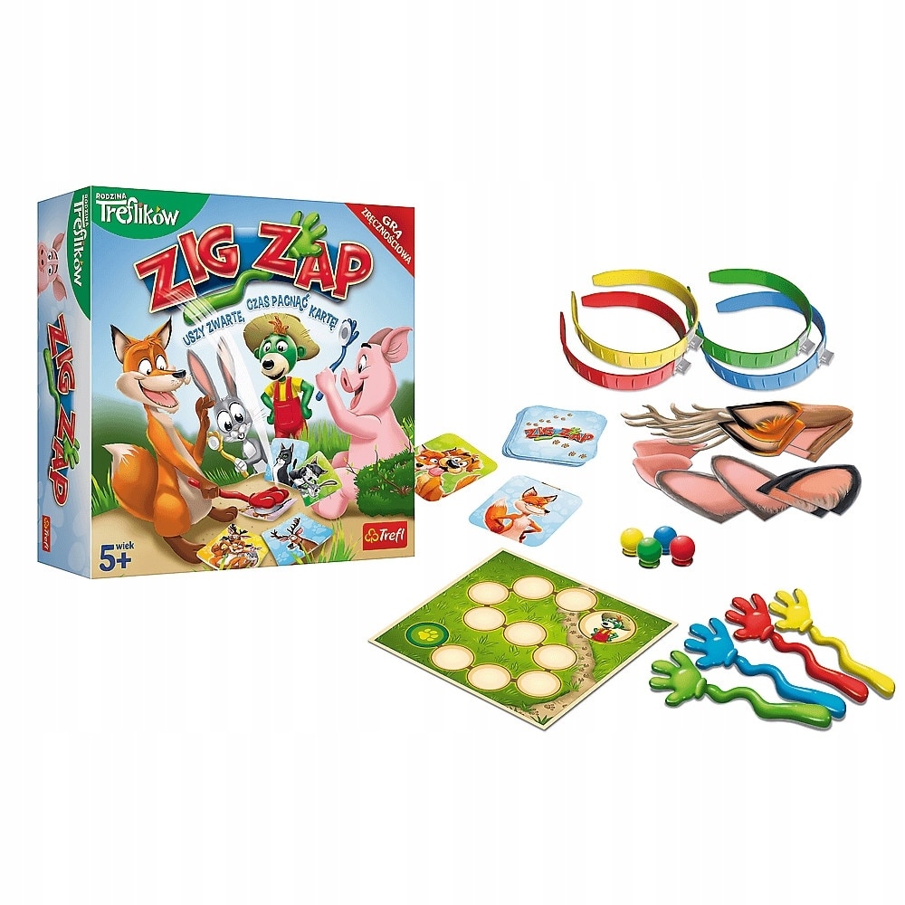 Joc de familie Zig Zap, Trefl, 5+ - eMAG.ro