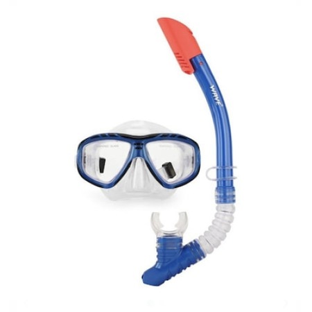 Set masca inot tub albastru, PVC,12 ani+ - eMAG.ro