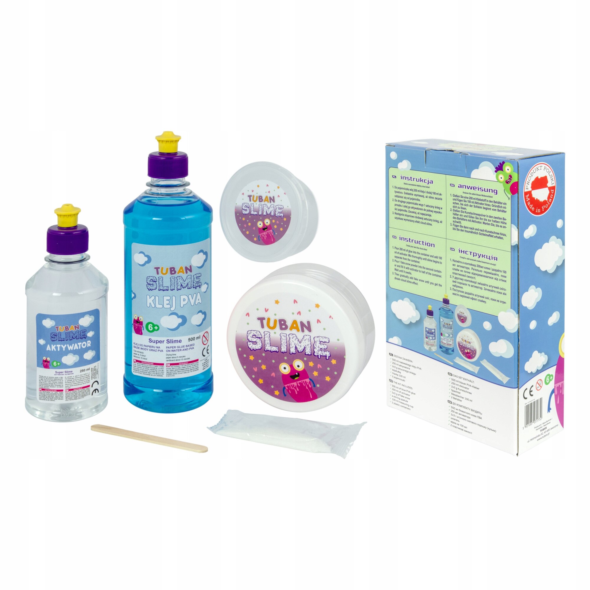 Set de jucarii Super Slime XL Cloud Slime Tuban - eMAG.ro