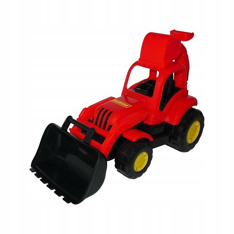 Excavator de jucarie pentru copii, Polesie, Rosu - eMAG.ro