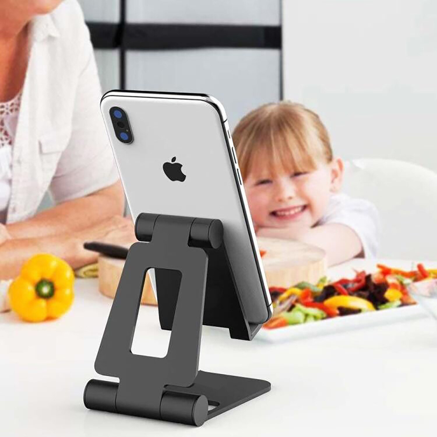 Suport Telefon /Tableta pentru birou Vaxiuja Aluminiu, Pliabil si ...