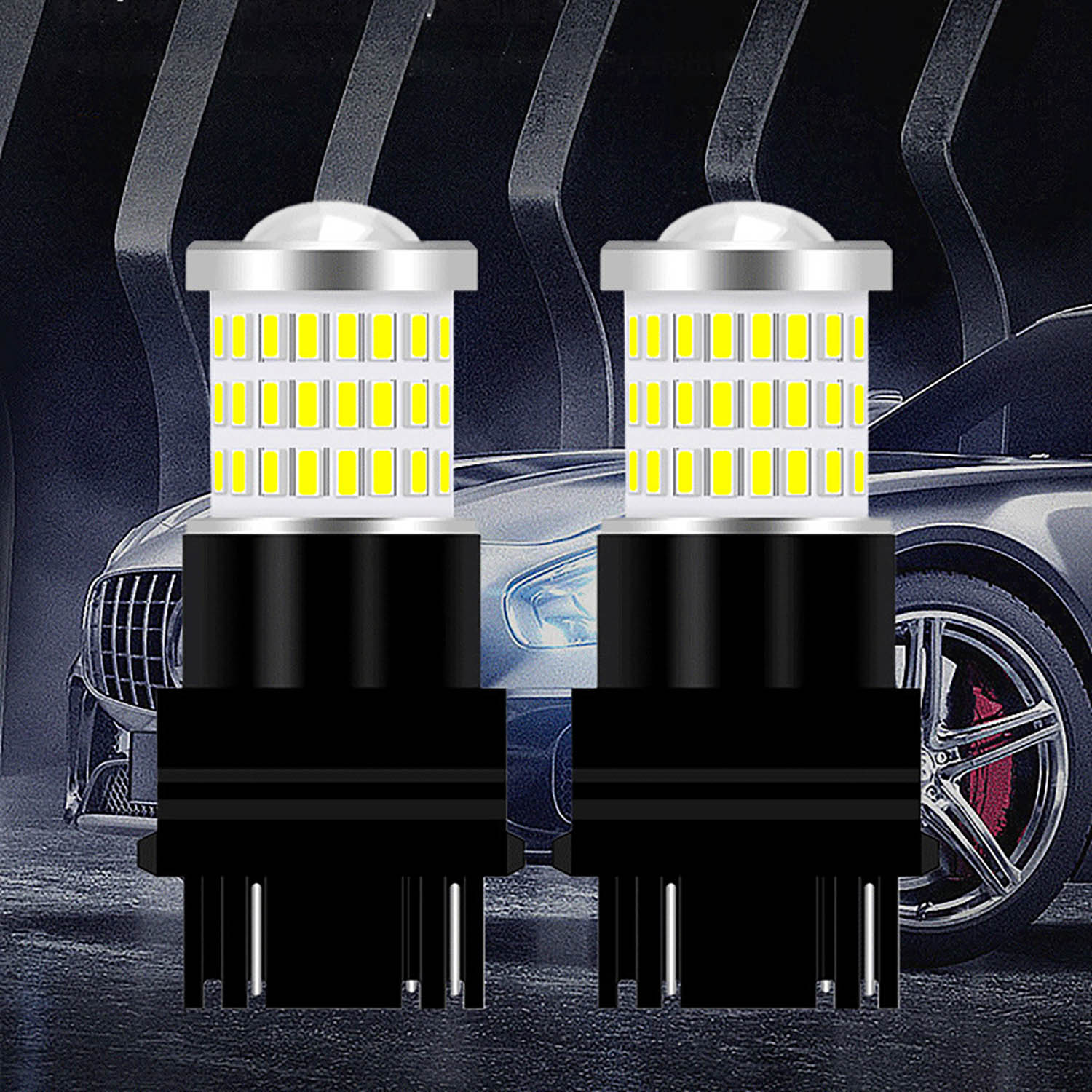 Комплект 2 LED крушки, YWX, 4W, 900 lm, Бяла светлина 6000K, Бял - eMAG.bg