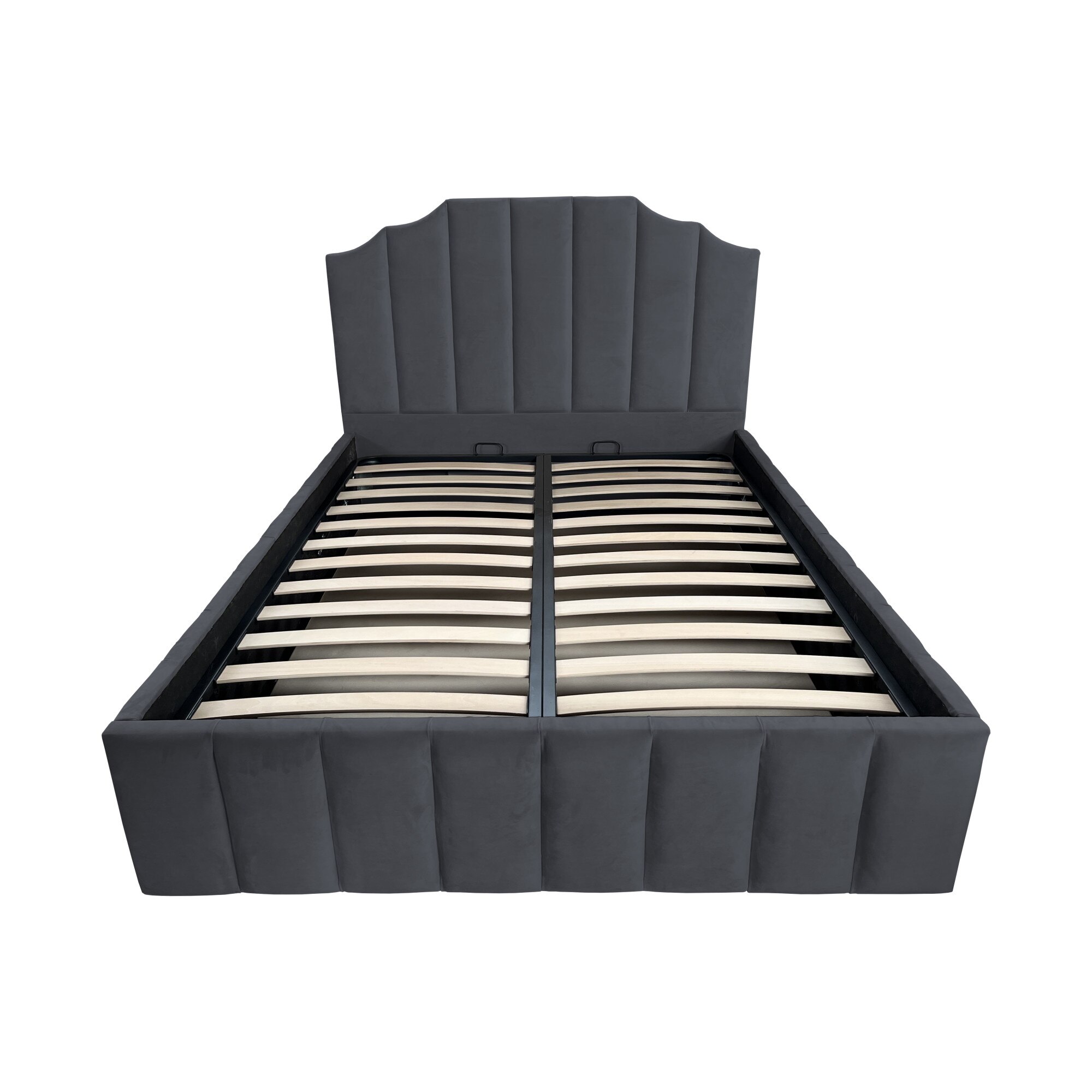 Pat tapitat Baxter Luxury, cu spatiu de depozitare si somiera ...