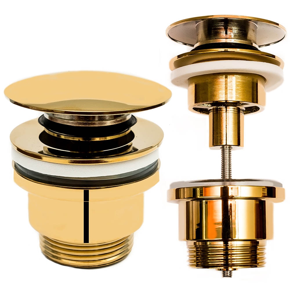 Dop pentru chiuveta universal, Aquaparts, Alama, Auriu - eMAG.ro