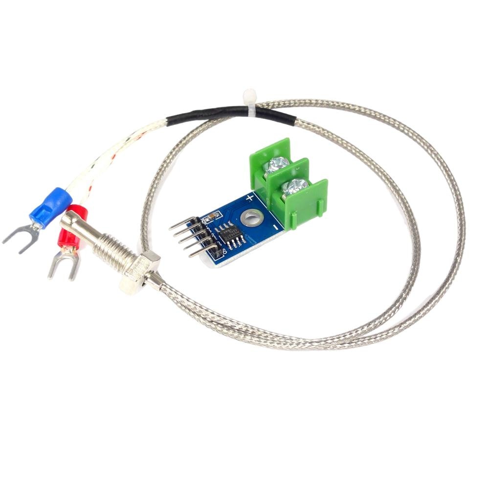 Modul MAX6675 cu termocuplu de tip K, Elektroweb, SPI, 5V, 800°C, 50 mA ...