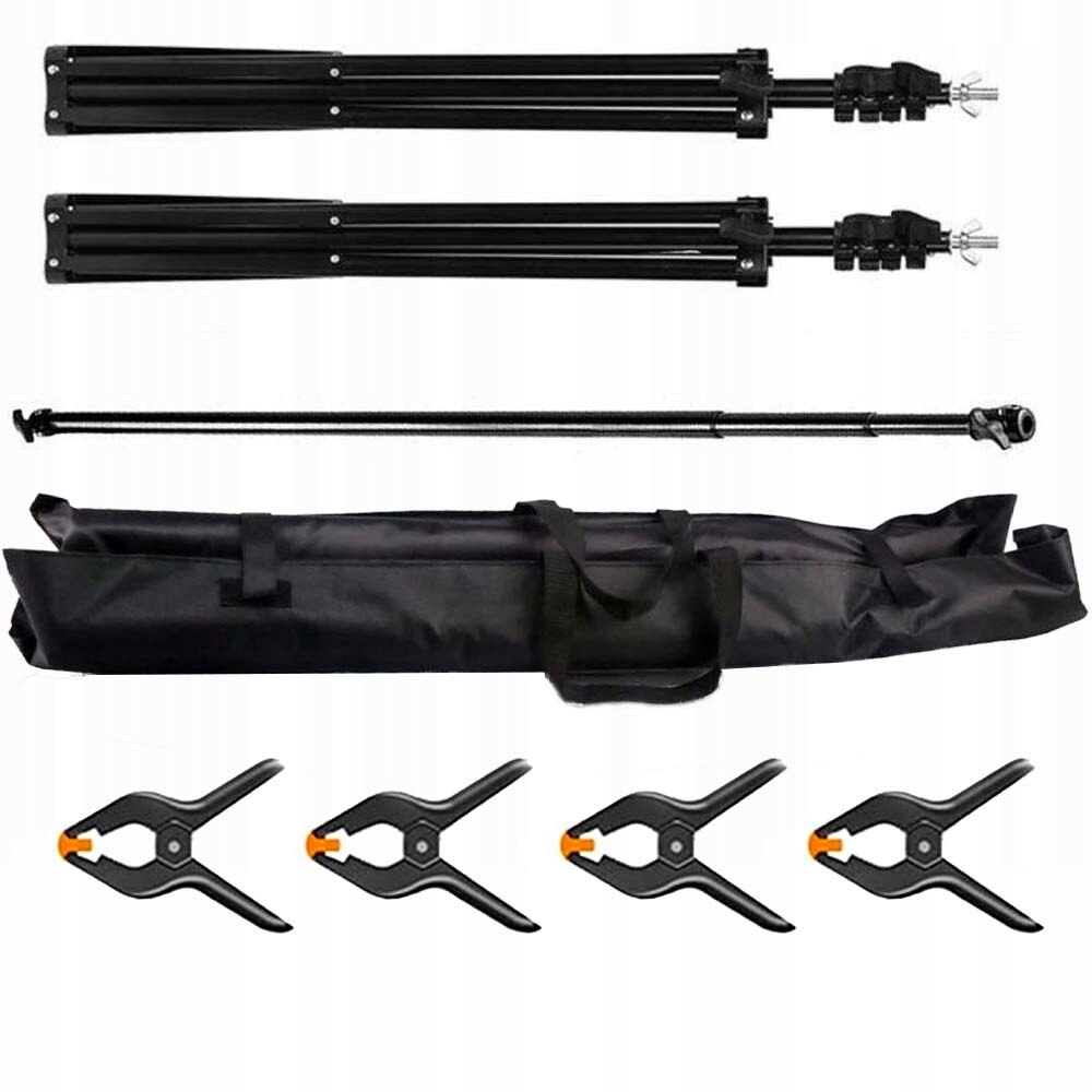 Set trepied, GEARPRO, Aluminiu, Trepied 2,80 cm, bara 3m, Negru - eMAG.ro