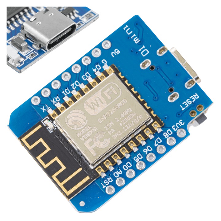 Modul Wi-Fi, ESP-12F cu USB-C - eMAG.ro