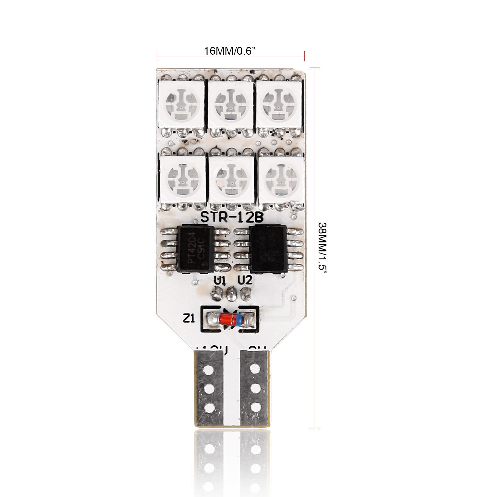 Bec pozitie RGB CU TELECOMANDA - T10, 12 LED SMD 5050 RGB 12V (pret/set ... Bec pozitie RGB CU TELECOMANDA - T10, 12 LED SMD 5050 RGB 12V (pret/set ...