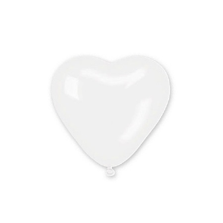 Baloane forma inimioara albe 12/set Big Party - eMAG.ro