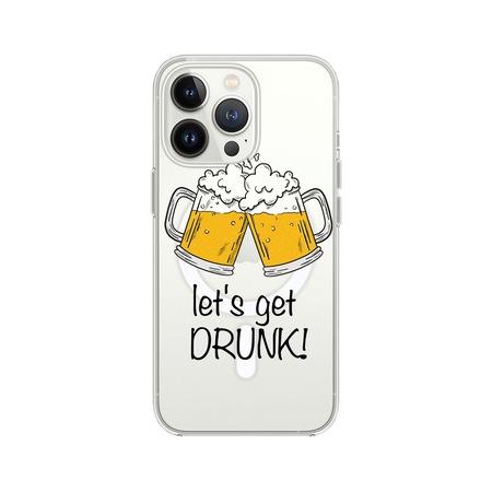 Силиконов калъф BestCase за Apple iPhone 12 Pro Max, Let`s Get Drunk ...