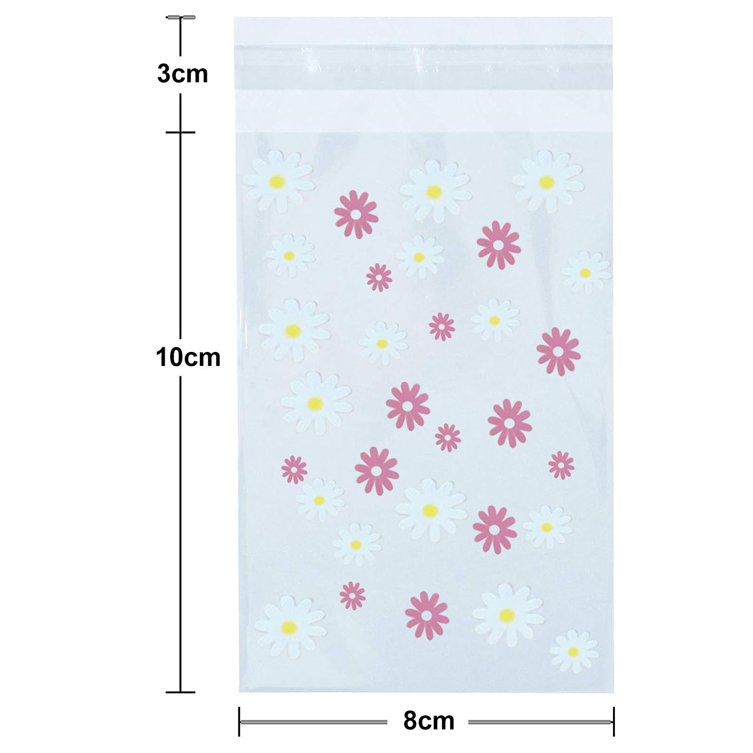 Set 100 pungi alimentare, Ronyes®, Plastic, 8×10 cm, Roz - eMAG.ro