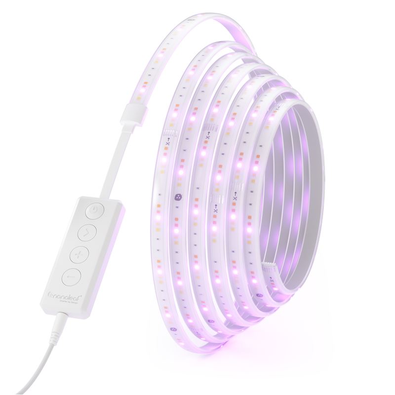 Banda LED Smart Nanoleaf Essentials Lightstrip Starter Kit Matter, 5m ...