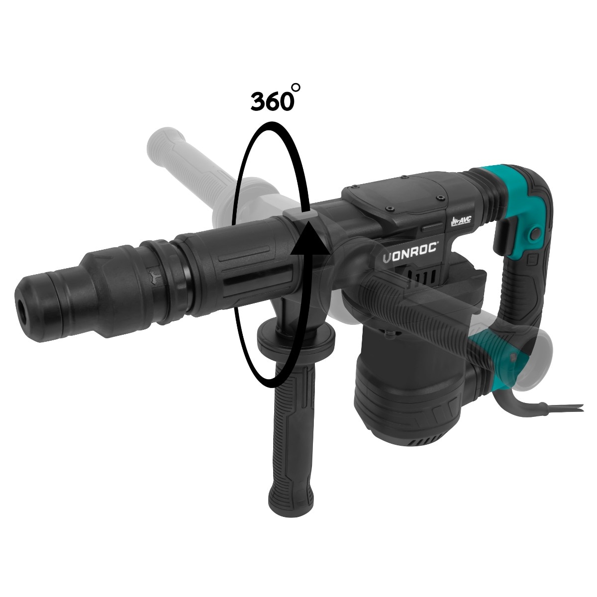 Къртач VONROC DH501AC, 1200W, SDS-MAX, 6 кг, 14 Джаула - eMAG.bg