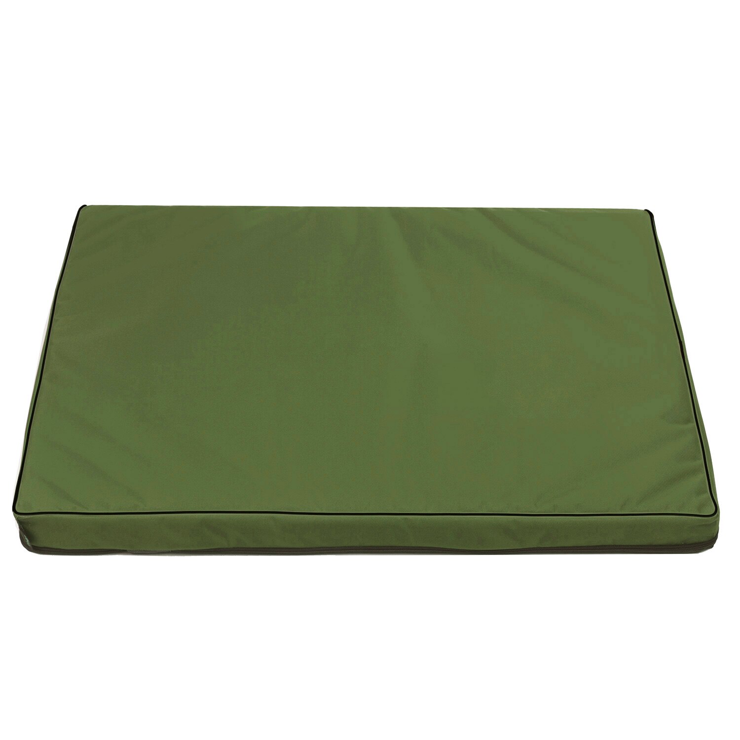 Pat pentru caini Mestizo Vigo Standard, 80 x 60 x 5 cm, verde-negru ...