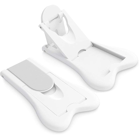 Set 2 incuietoare de siguranta, Zola®, pentru usi glisante, din plastic, 7.1x4.6 cm, alb - eMAG.ro