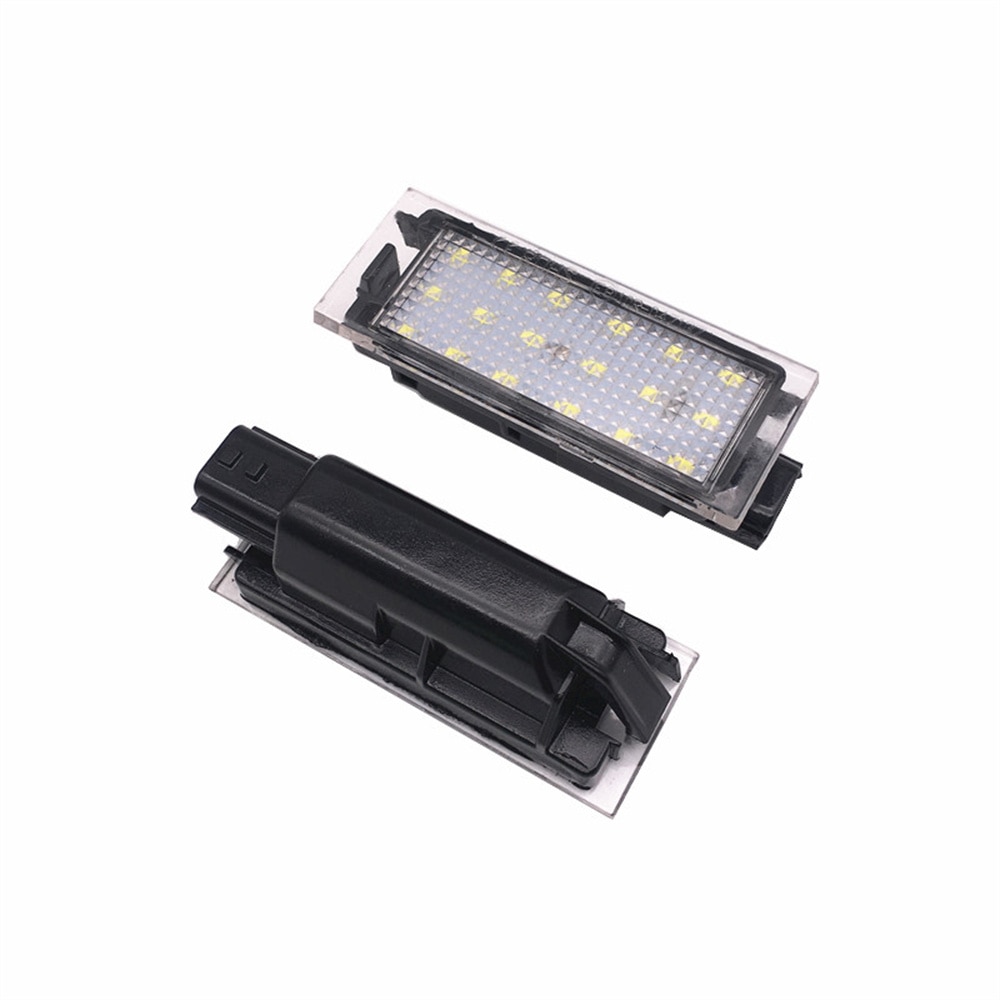 Set 2 Lampi Numar LED CANBUS Renault Clio Espace Kangoo Koleos Kadjar ...