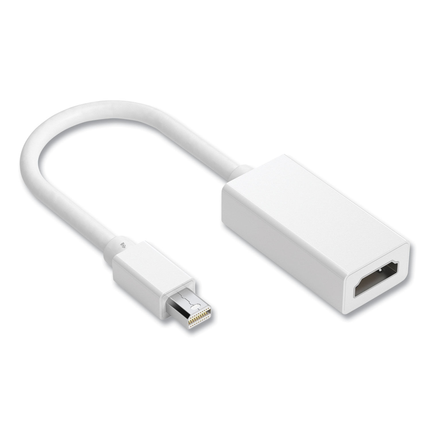 Mini adaptor DisplayPort la HDMI, Zola®, plastic, 23.8 cm, alb - eMAG.ro